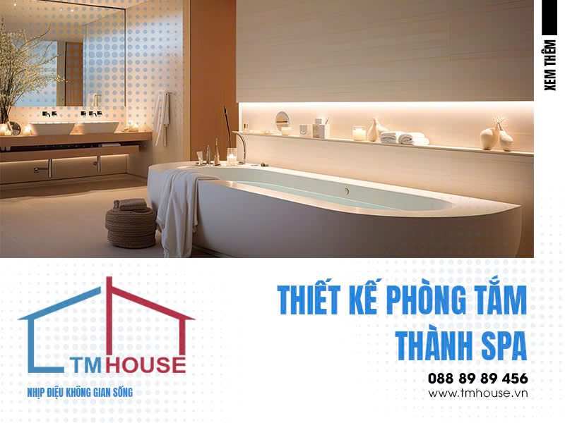 THIẾT KẾ PHÒNG TẮM THÀNH SPA